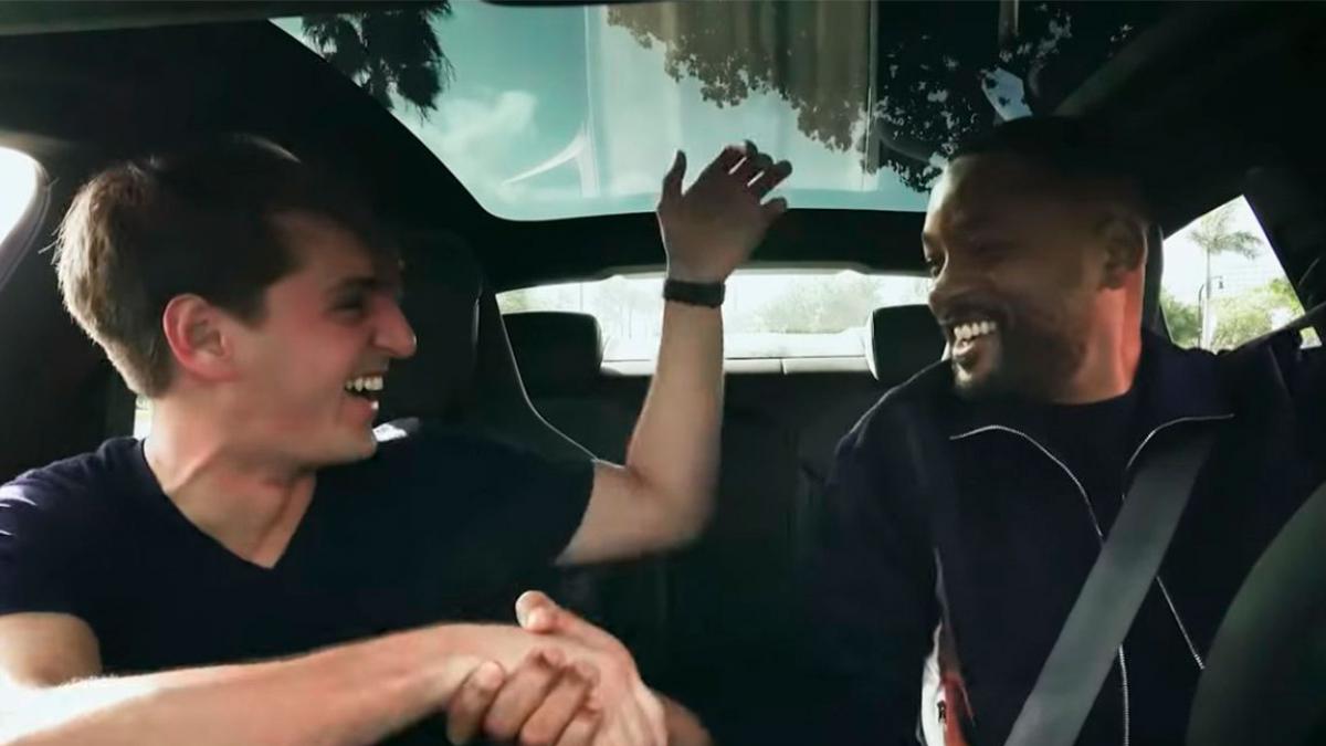 Will Smith se hizo pasar por conductor de Lyft y sorprendió a sus clientes