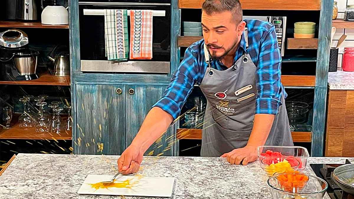 La Cocina del Chef: Almejas con mapahuira, Ensalada de melón y sal prieta