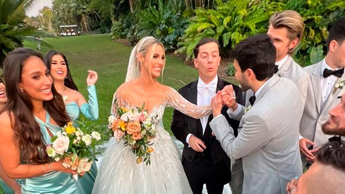 Famosos mostraron en redes la boda de lujo de Lele Pons y Guaynaa