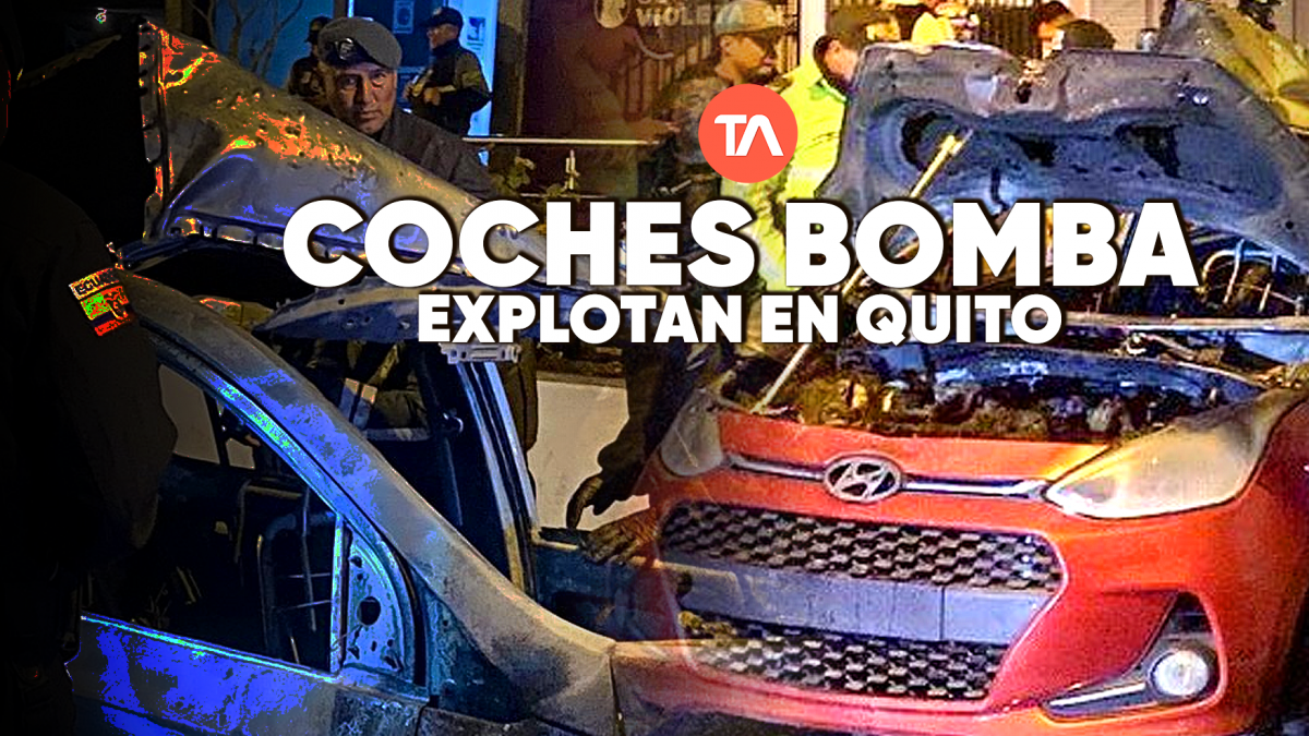 Coches bomba explotan frente a dos edificios que utilizaba el Snai en Quito