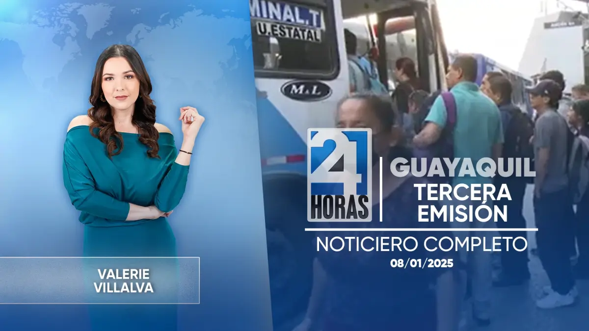 Noticiero de Guayaquil (Tercera Emisión 08/01/2025)