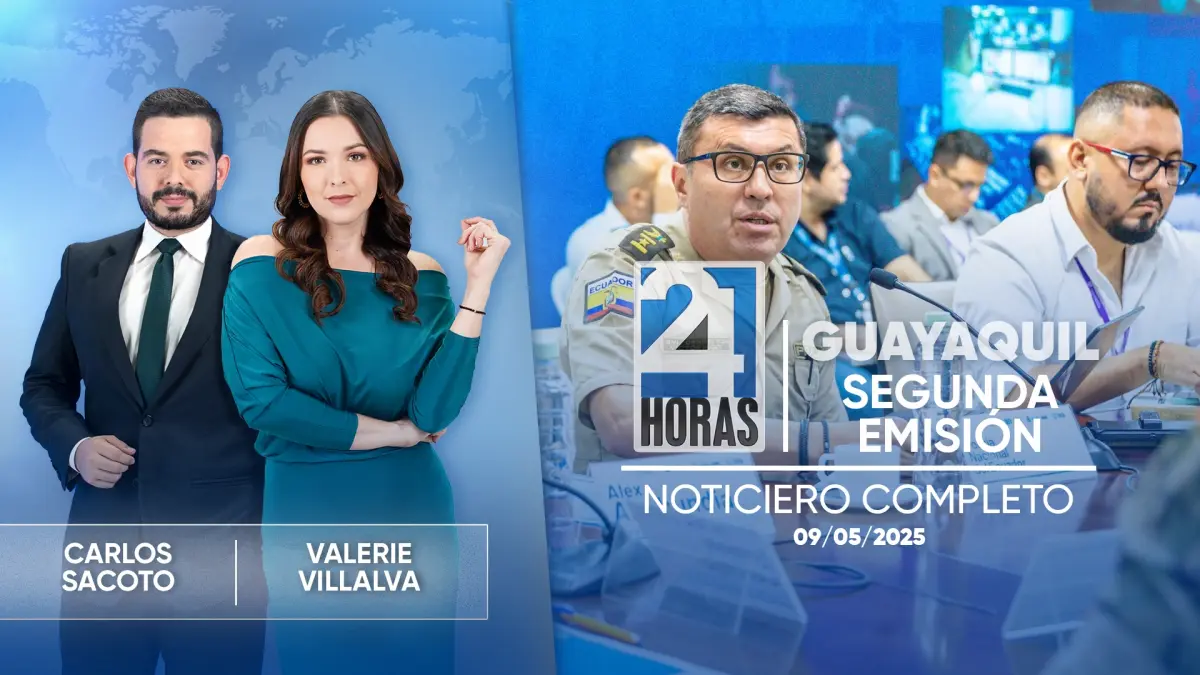 Noticiero de Guayaquil (Segunda Emisión 09/05/25)