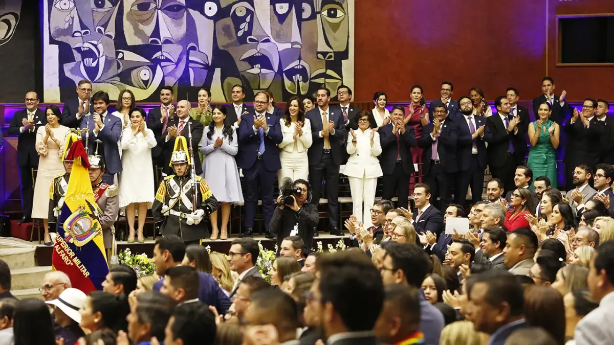 Noboa ratifica a Cynthia Gellibert y Stalin Andino en su gabinete