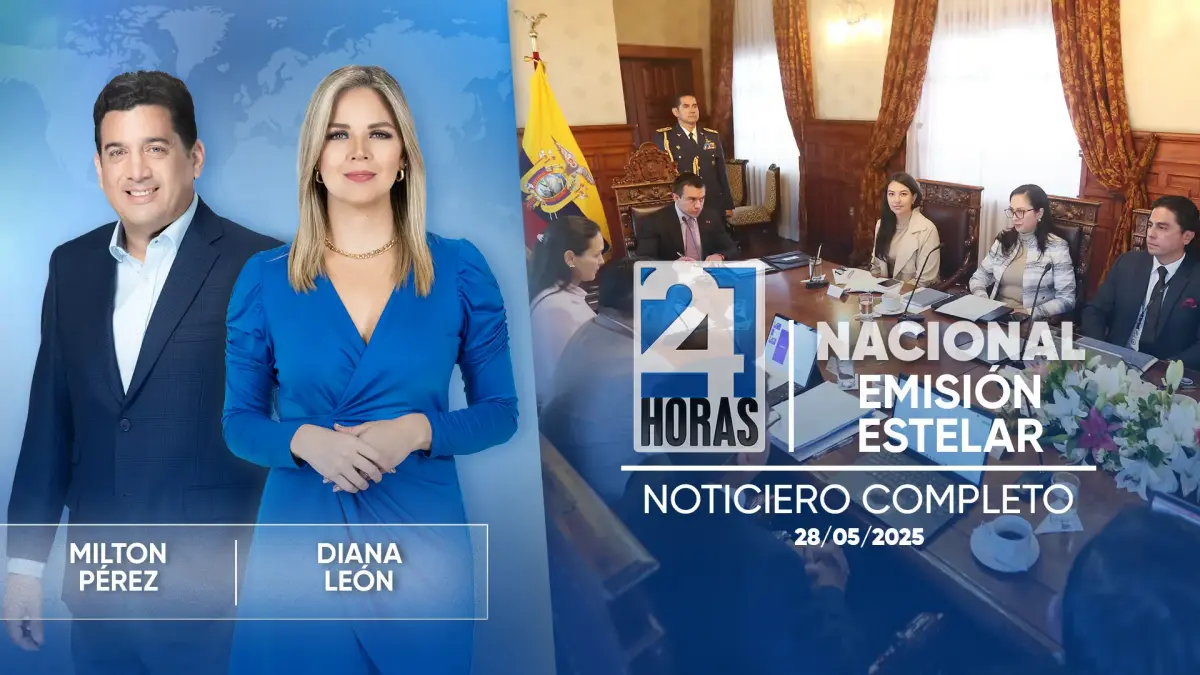 Noticiero 24 Horas Emisión Estelar del miércoles 28 de mayo de 2025