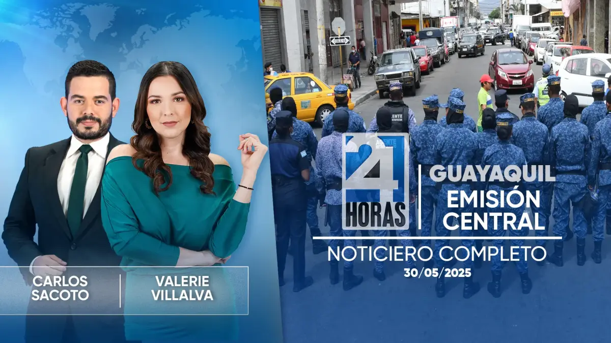 Noticiero 24 Horas Emisión Central Guayaquil del viernes 30 de mayo del ...