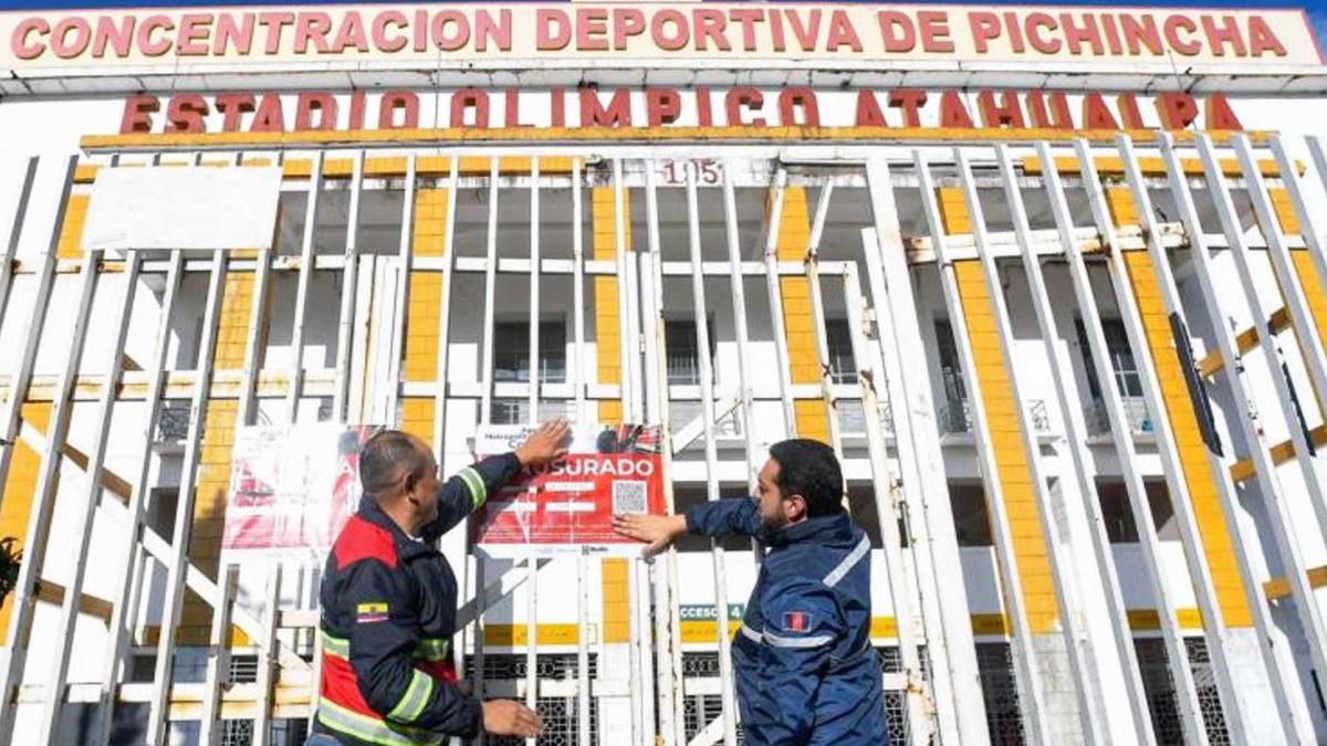 El Estadio Olímpico Atahualpa de Quito fue clausurado por la Agencia de ...