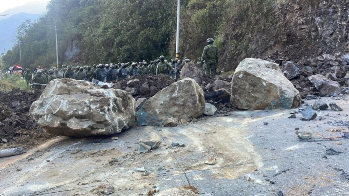 Estas vías están cerradas en Ecuador por las paralizaciones este martes ...